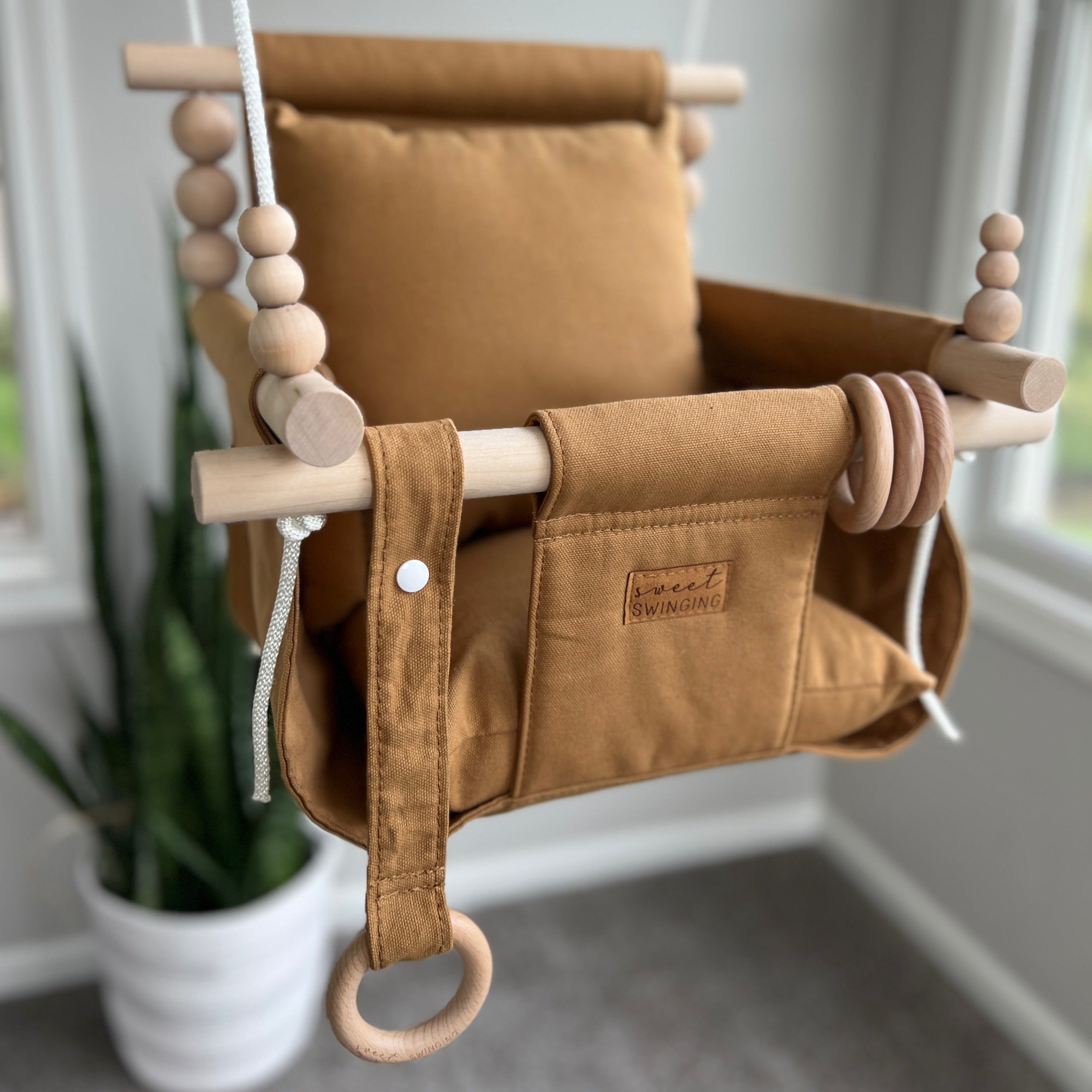 Deluxe Indoor High Back Swing Bundle-Nutmeg – Sweet Swinging