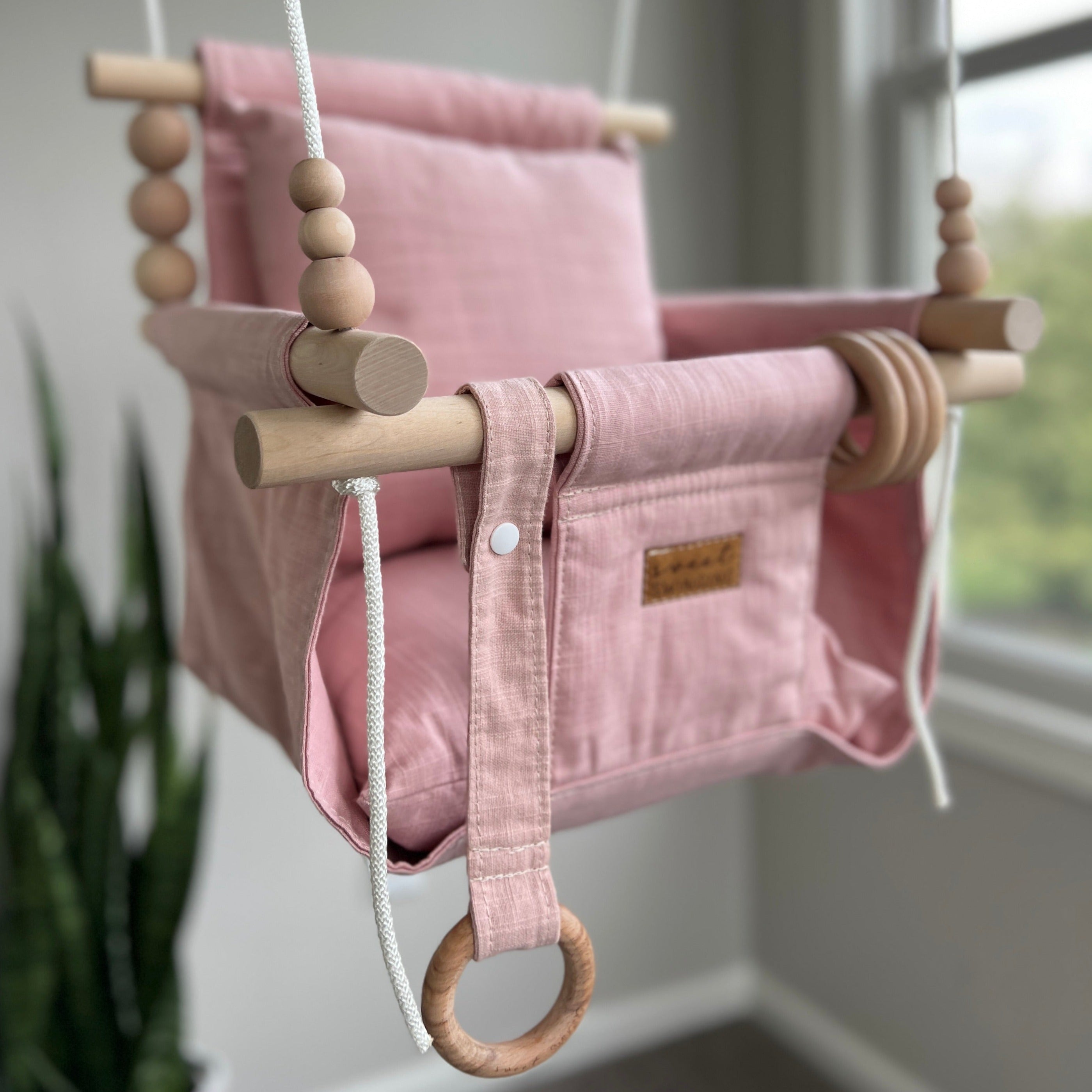 Deluxe Indoor High Back Swing Bundle-Pink – Sweet Swinging